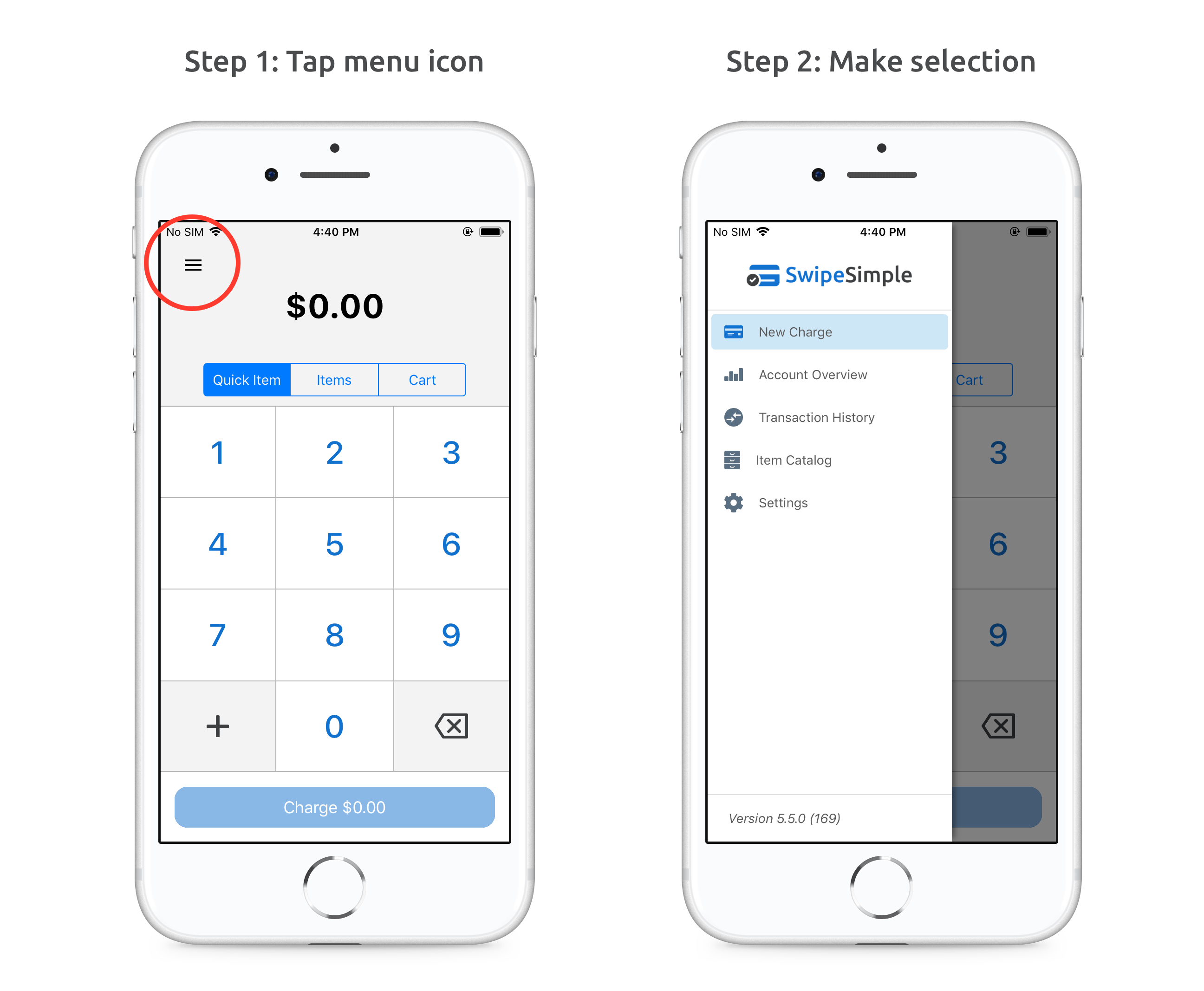 Navigating the SwipeSimple Mobile App – Support Center