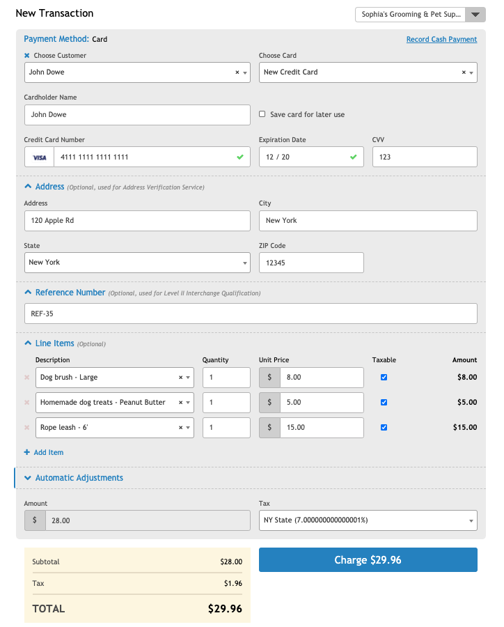 Virtual Terminal – Support Center